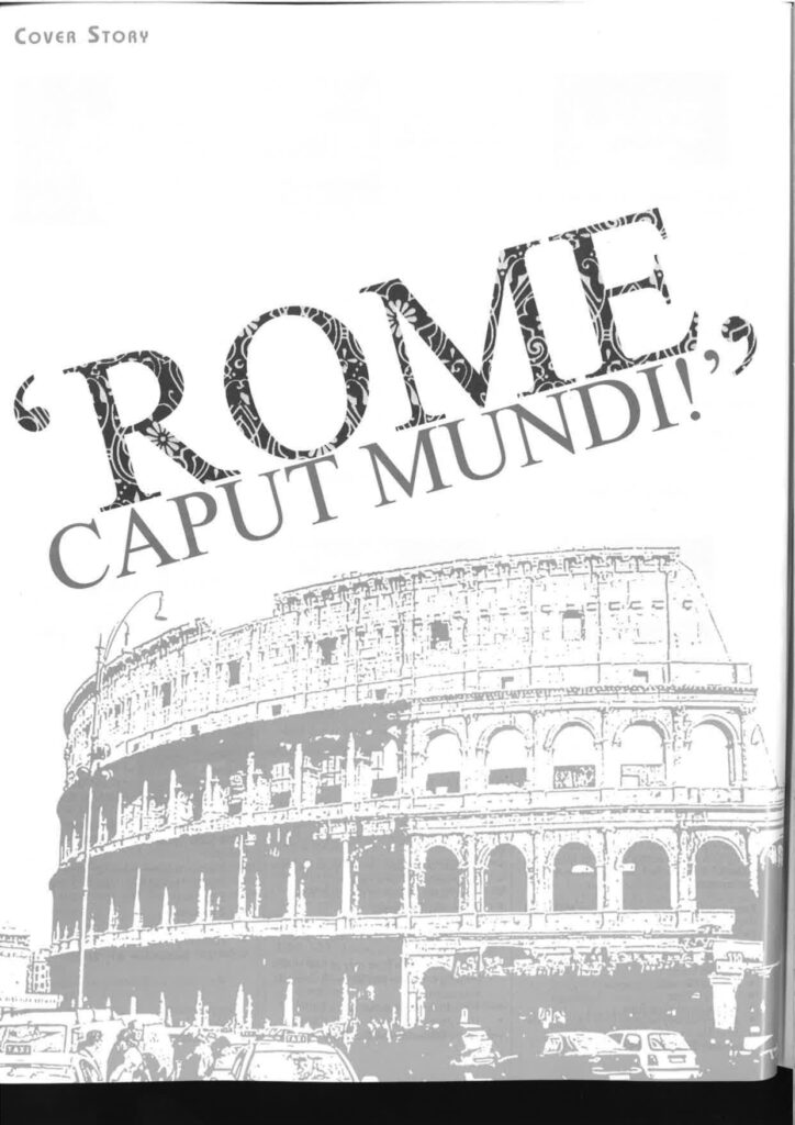 "Rome, caput mundi" Travelmart (Singapore) - Fabrizio Fiorenzano ...